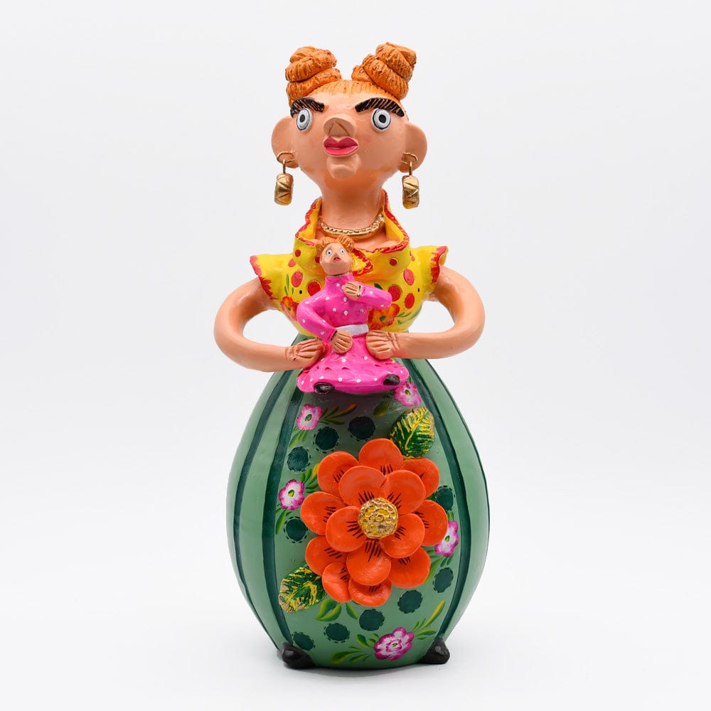 Boneca Minhota I Earthen statuette I Portuguese naive art – Luisa ...